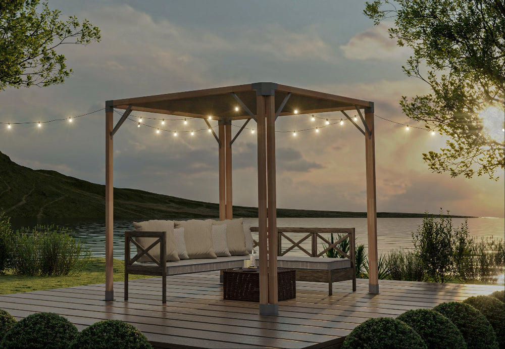 Bali 8 x 8’ Cedar Pergola – CedarCraft