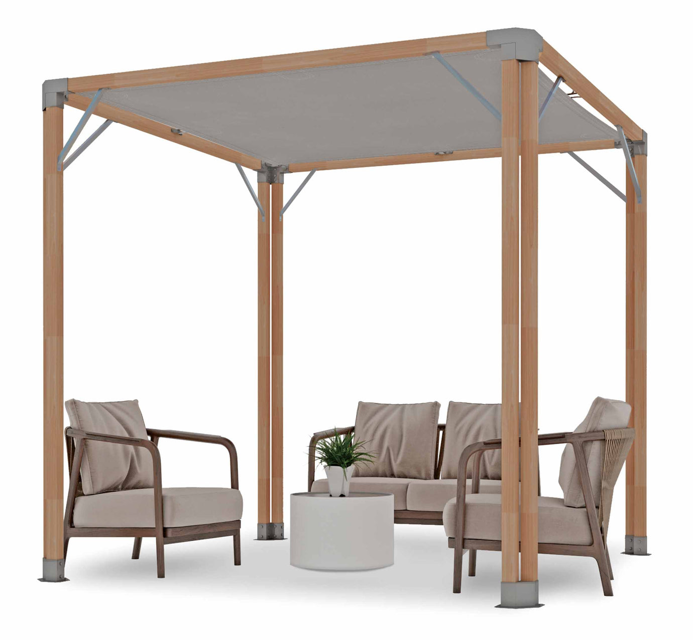 Bali 8 x 8’ Cedar Pergola – CedarCraft